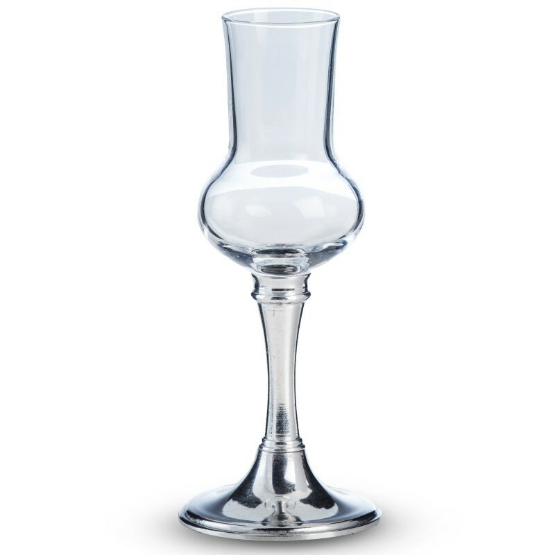 Рюмка для шнапса из стекла и олова "Classic", h16см.