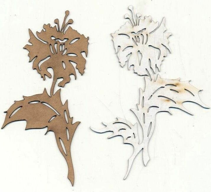 Декоративный элемент "Аленькие цветочки" ( 2 шт.)