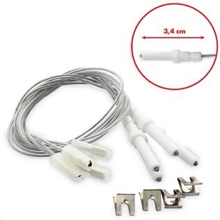 Комплект свечей электроподжига для газовой плиты Ariston (Аристон), Indesit (Индезит) 4 шт. WC160