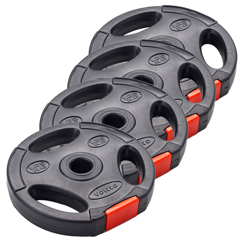 Набор пластиковых дисков с 3-мя хватами Voitto V-102 1,25 кг (4 шт) - d26