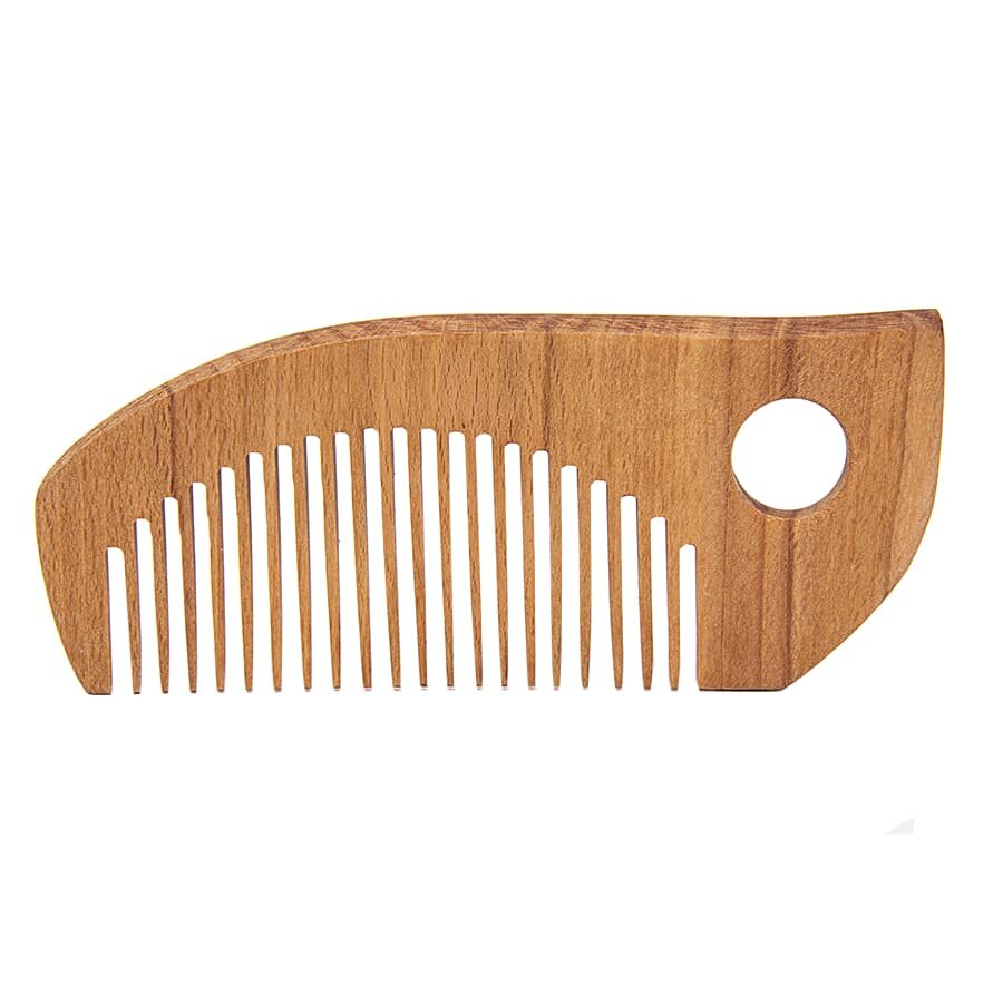 Деревянный гребень для волос Можжевельник 15 х 6 см