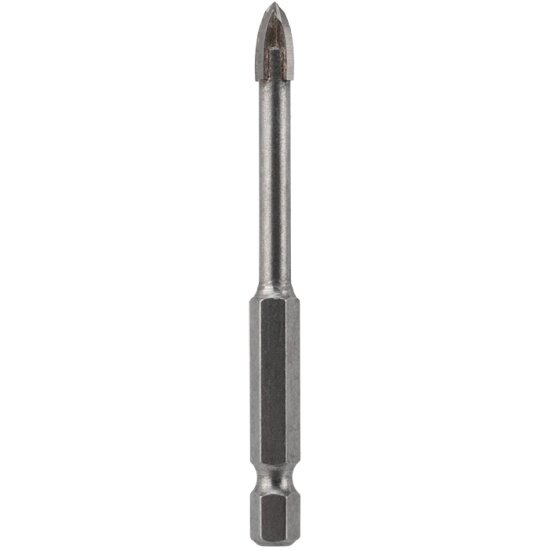 Сверло по стеклу и керамике Rexant 6 мм c 4 режущими гранями и шестигранным хвостовиком