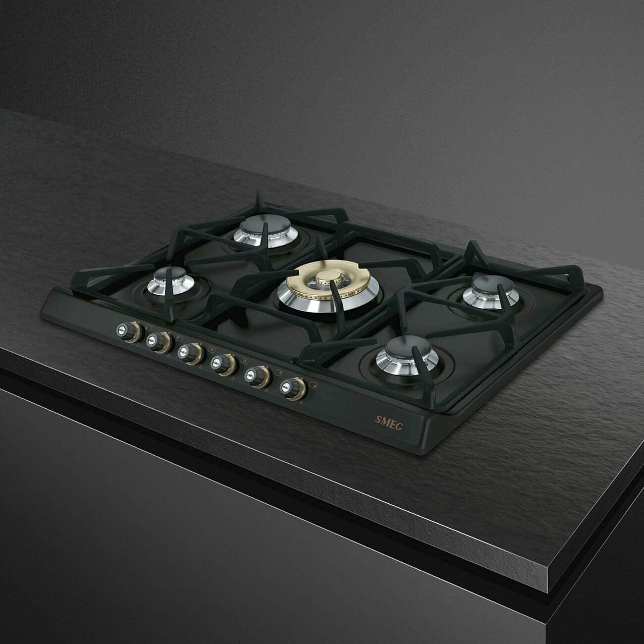 Встраиваемая газовая панель SMEG SR775AO, официальная гарантия