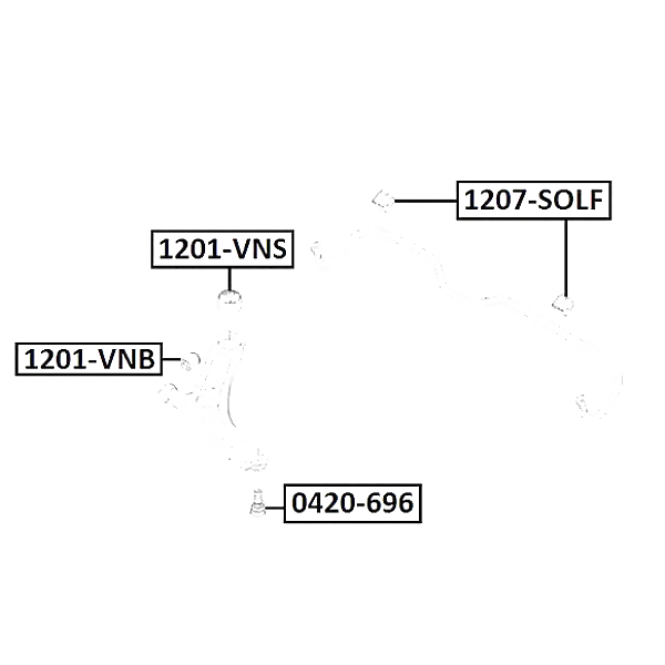 ASVA 0420696 (5450322A00 / 5450325A00 / 5450338A00) опора шаровая Mitsubishi (Мицубиси) Accent (Акцент) / excel 1994-1999