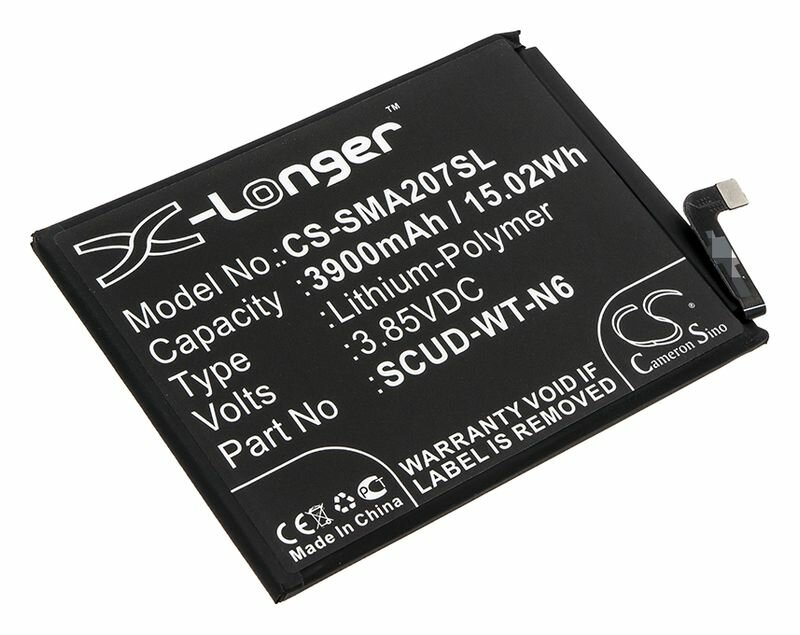 Аккумулятор для телефона Samsung Galaxy A20s, SM-A207F, (SCUD-WT-N6), 3900мАч