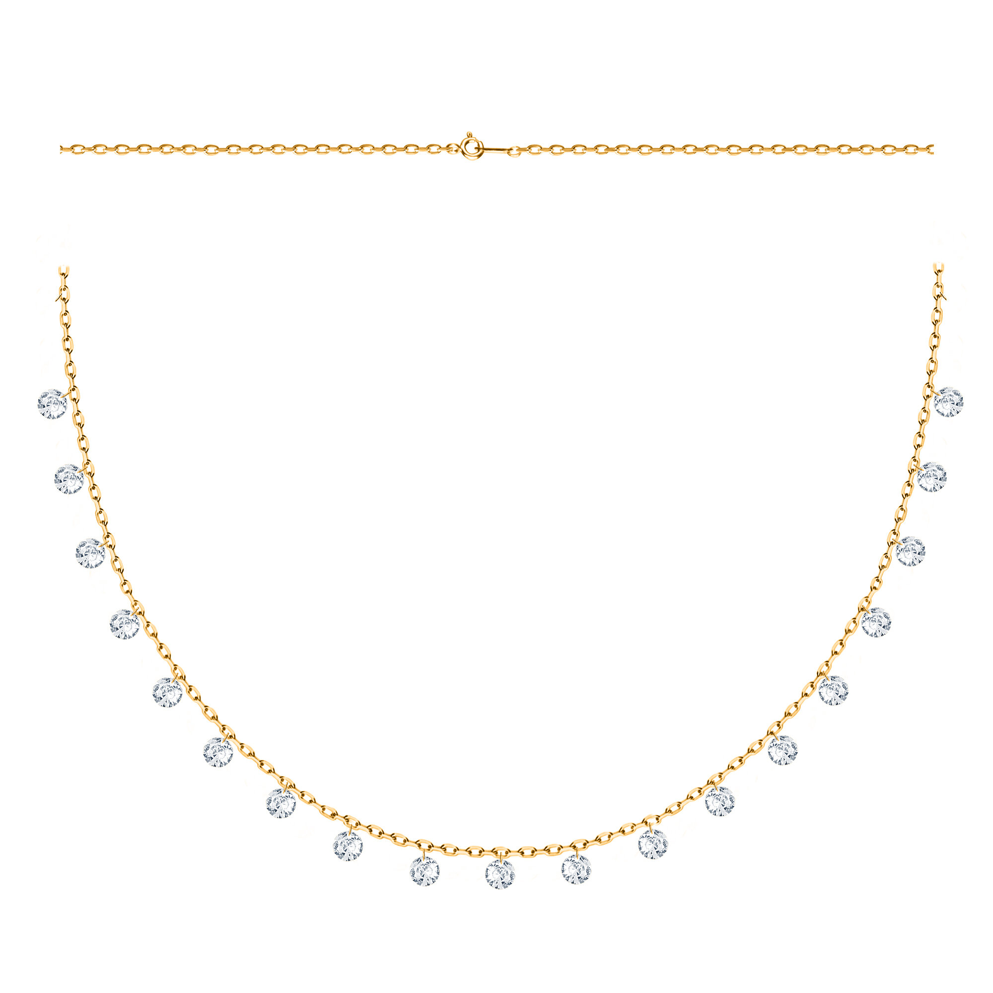 Колье, серебро, 925 проба