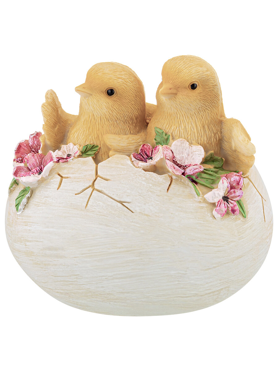 Фигурка декоративная Elan Gallery "Цыплята в яйце" 9,5х7,5х9,5 см