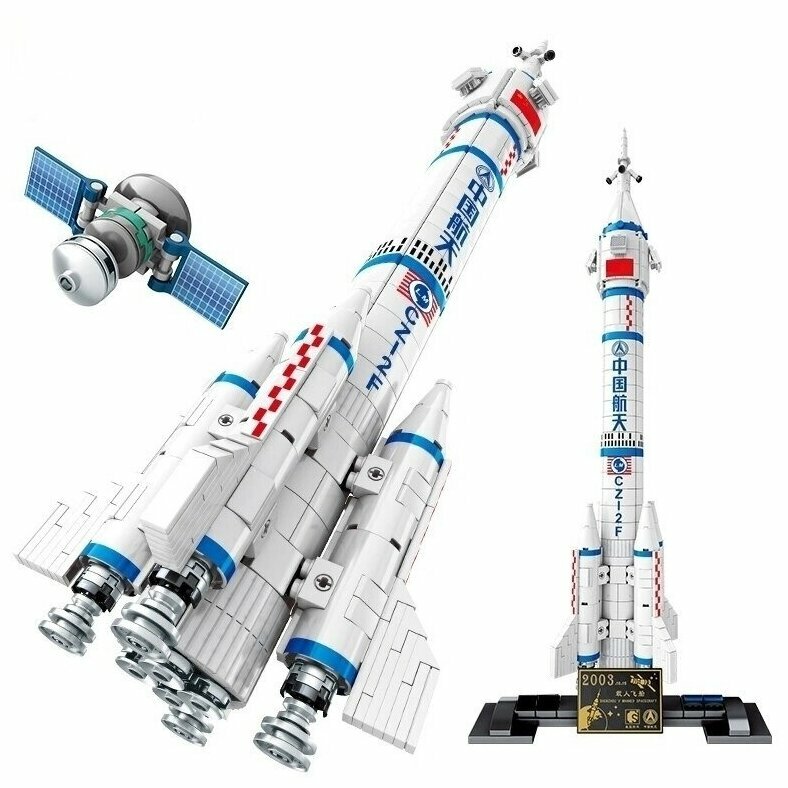 Игровой набор конструктор Sembo Космический корабль (Космос), 203304, 885 шт.