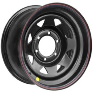 Стальной колесный диск Off-Road Wheels Тойота Ниссан 7x16/6x139.7 D110 ET30 Черный