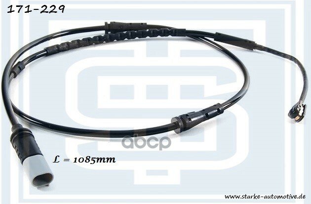 Датчик износа тормозных колодок_BMW 5 F10 передний Starke 171-229/34356791958 Z75134R 34356791958 Z75134R STARKE арт. 171229
