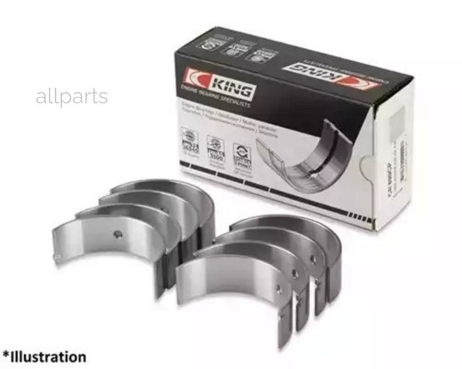 KING-BEARINGS CR4495AM 0.25 Вкладыши двигателя шатунные Mazda 121/323 1.1-1.6 86> 0.25 (4)