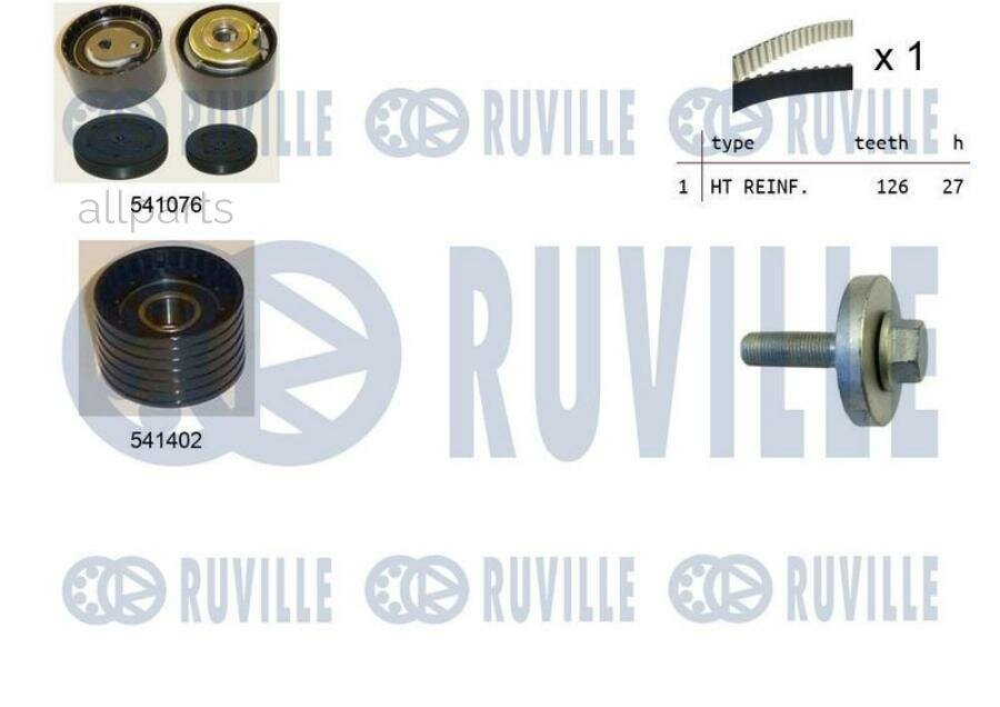 RUVILLE 550278 Ремень ГРМ к-кт