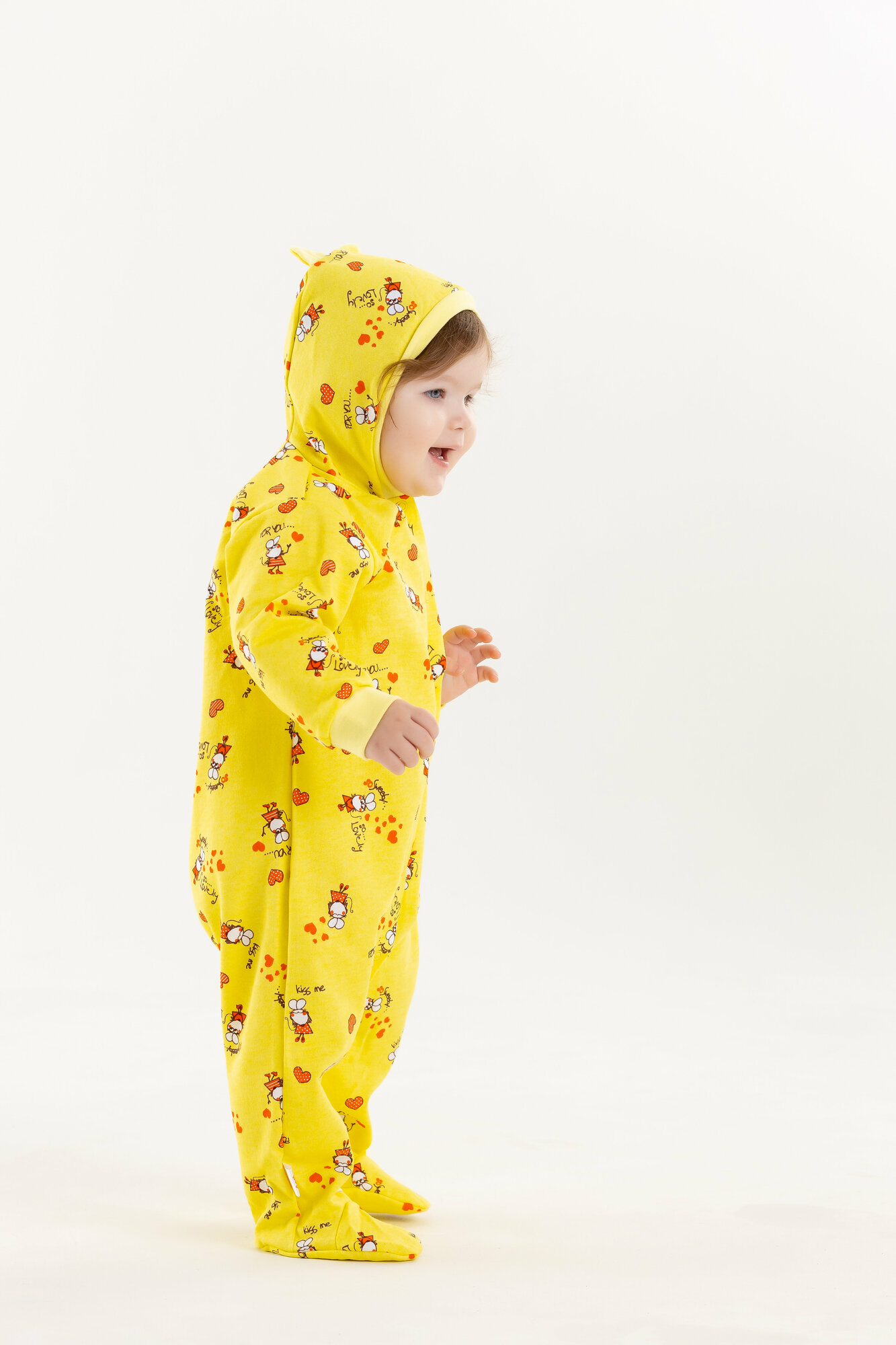 Комбинезон Жёлтый кот 1105и-56-мультиколор