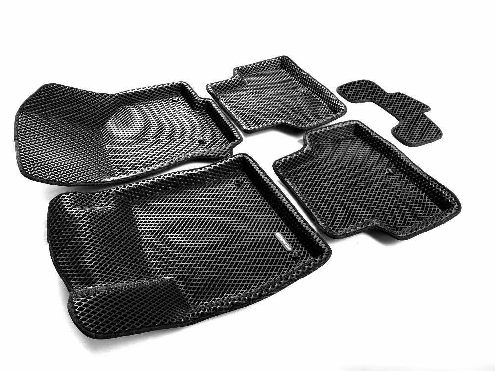 Коврики в салон EVA 3D euro-std SKODA Karoq (2020-) / VW Taos (2020-) Euromat EM3DEVA-004501