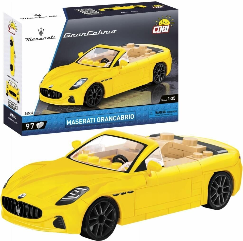 Конструктор пластиковый Cobi Maserati GranCabrio - Мазерати ГранКабрио - 97эл. - Коби 24504