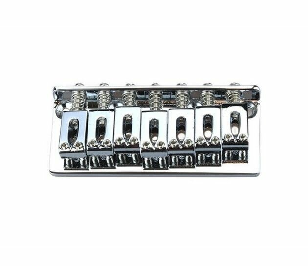 BN071-CR Бридж (струнодержатель) для 7-струнной гитары, хром, Paxphil