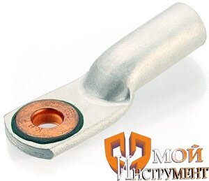 Наконечники медно-алюминиевые под опрессовку КВТ Наконечник алюмомедный ТАМ 95-12-13 КВТ (5 шт.)