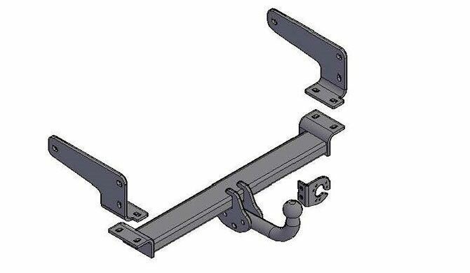Фаркоп для Opel Antara (4х4) с 2011г. в. (без электрики) (паспорт и сертификат) Трейлер.9910