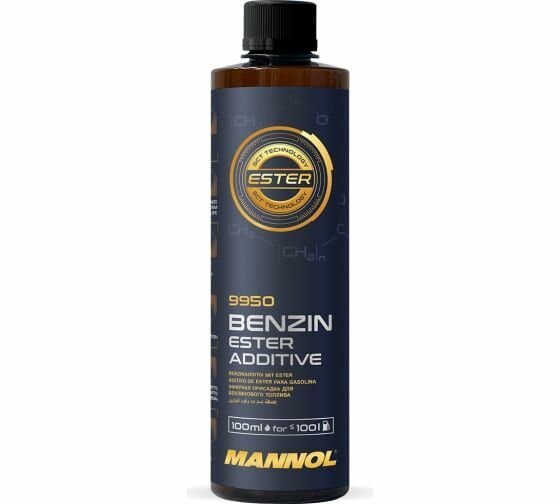 MANNOL Смазывающая присадка в бензин Benzin Ester Additive 9950 500г (450мл)