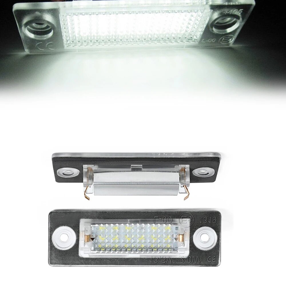 2x освещение заднего номера мецедес Canbus фонари для номерного знака для VW Caddy Golf V Plus Passat B5 B6 Touran Jetta SyncroTransporter T5 Multivan