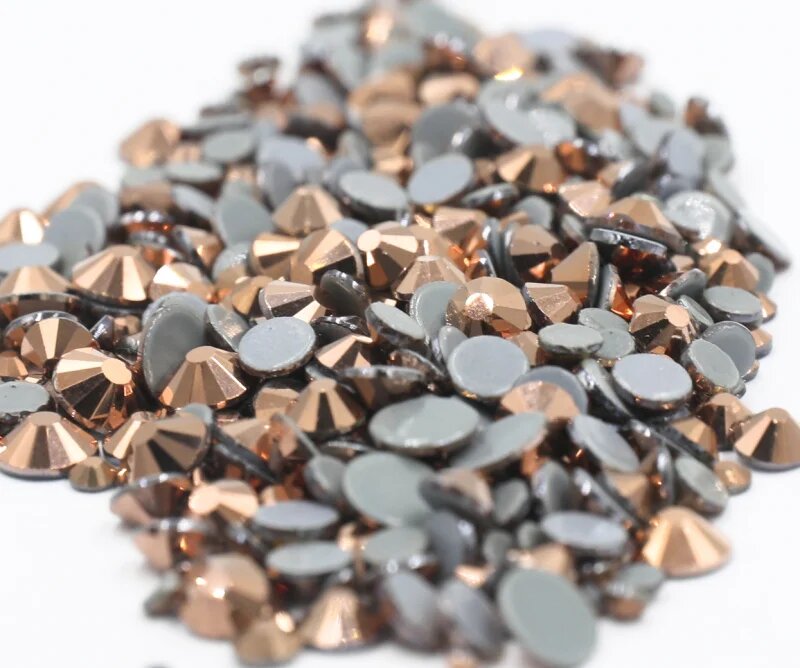 Стразы Rose Gold Mix Sizes 10g для горячей фиксации