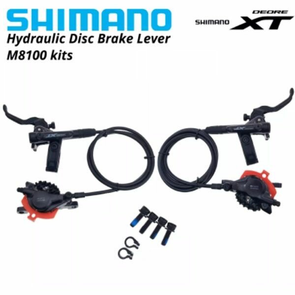 Shimano DEORE XT M8100 BL-M8100 гидравлический тормоз рычаг зажим группа металл смола лед суппорт роторы передние задние пары