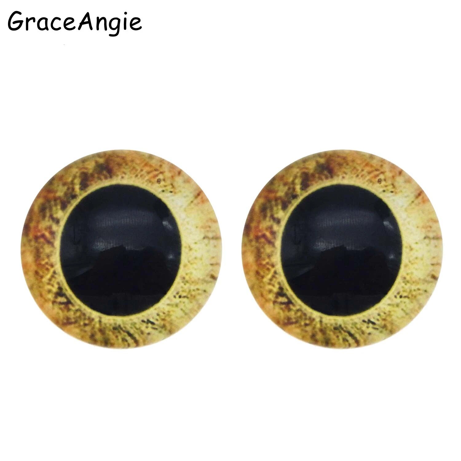 Кабошоны глаз дракона стекло 6-30 мм 50PCS 6mm, K