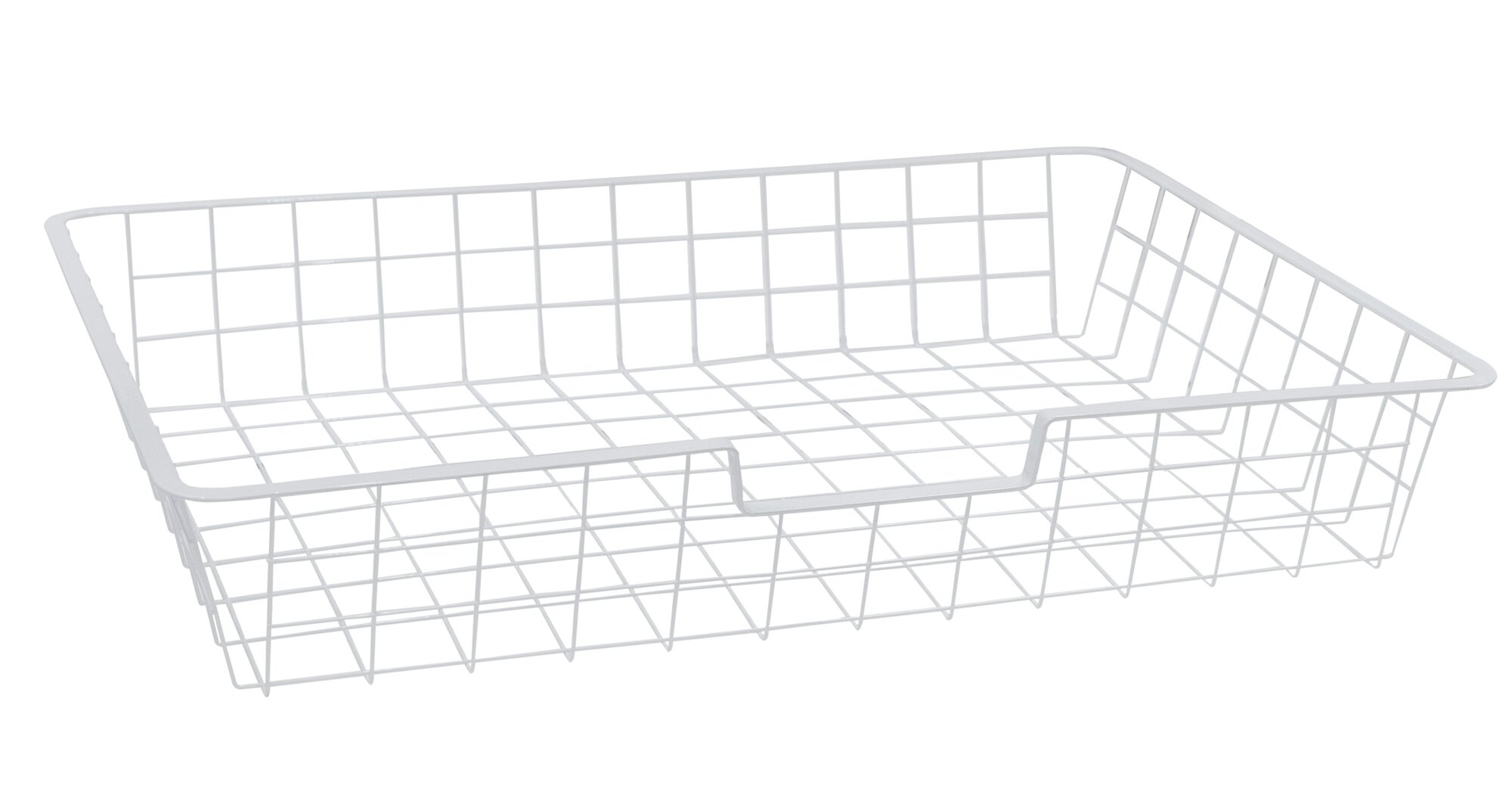 Сетчатая корзина ларвидж L9539WH 588х424х100 мм для хранения белья обуви и хозяйственных принадлежностей