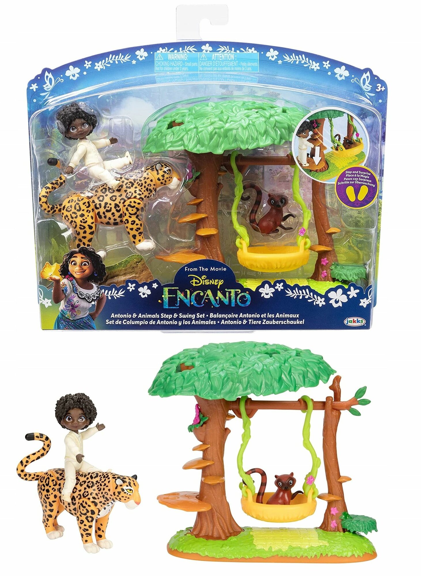 Фигурки JAKKS Pacific - Набор Антонио, животные и качели/ Наш волшебный Энканто - Encanto 219594