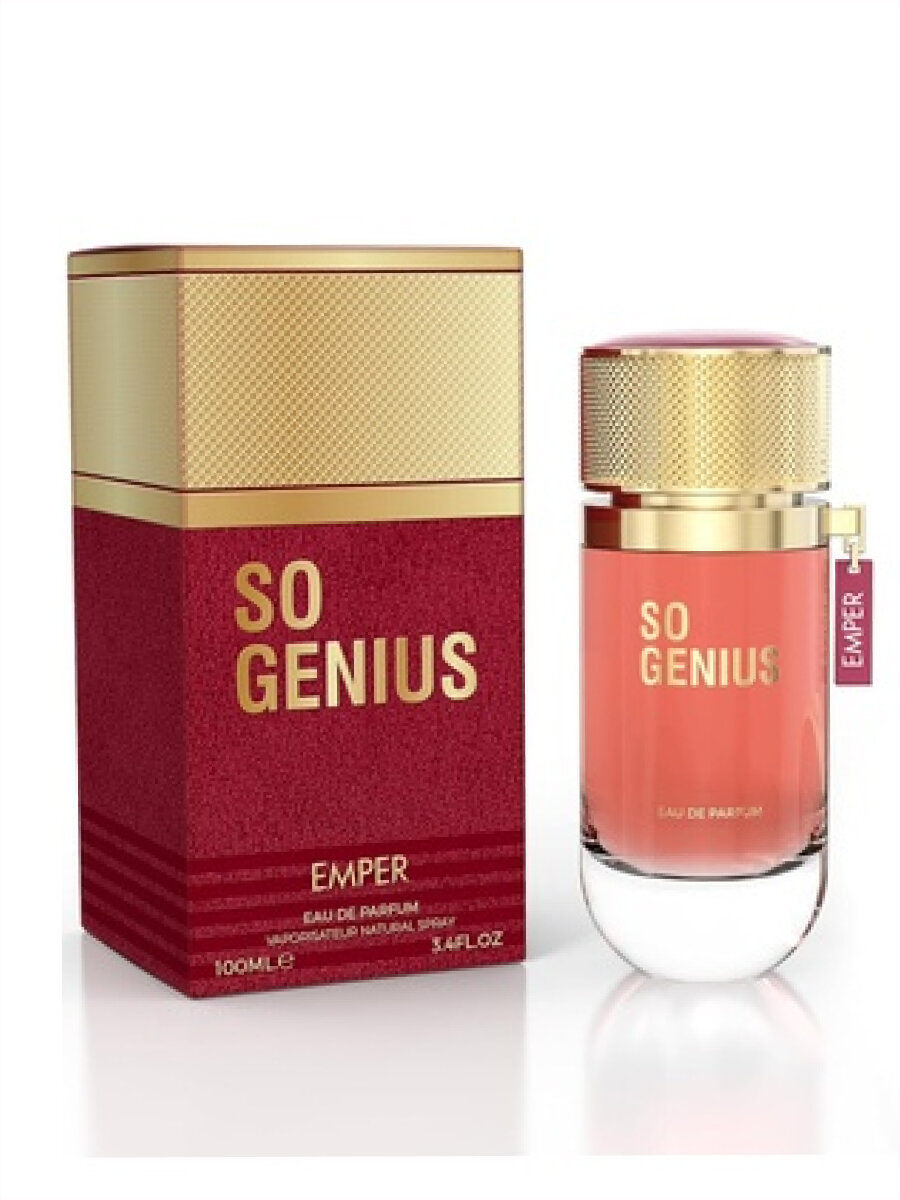Парфюмерная вода Emper "So Genius", женская, фруктово-цветочно-гурманская, 100мл