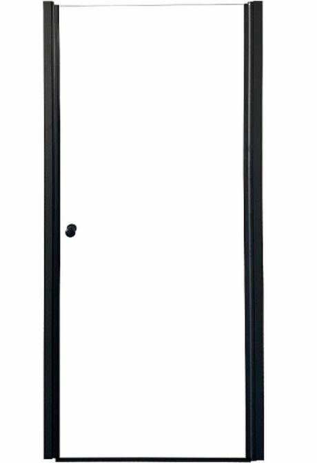 Дверь для душа Parly DE70B распашная, стекло прозрачное 5мм, профиль черный