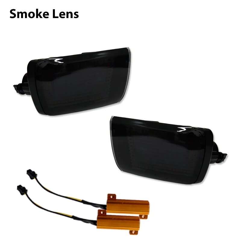 2 шт. передний бампер автомобиля Янтарно-желтый указатели поворота в сборе для Toyota 4Runner Coupe 2003-2005 годов белый светодиодный парковка/DRL Smoked Lens