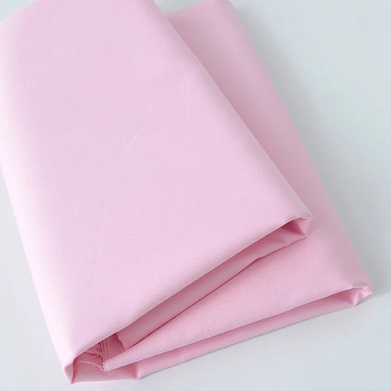 Ткань поплин хлопковый розовый, 73 Pink, 0.5 м