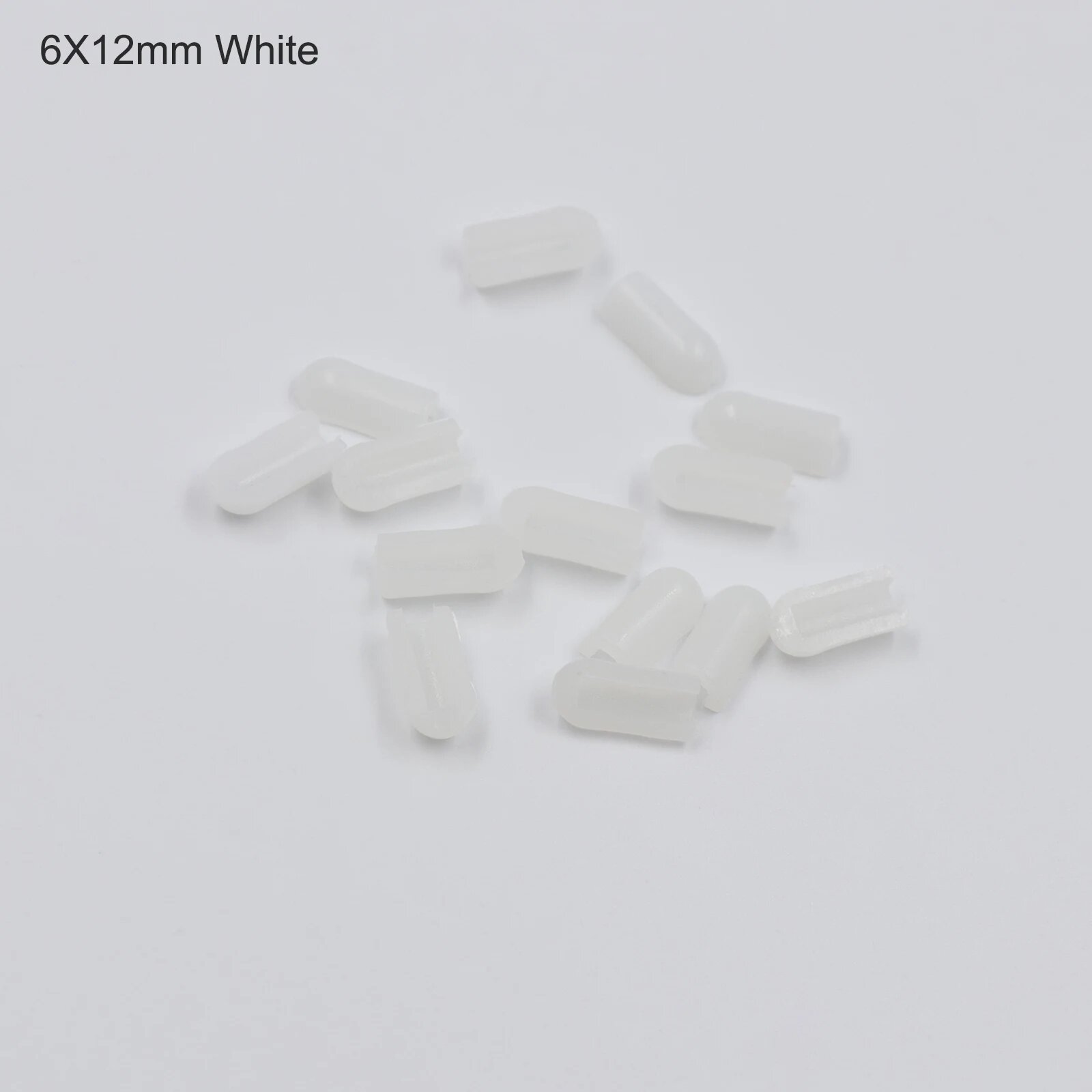 GAHADA светодиодные заглушки для неоновых лент 1000 шт, зелёные, белые, Белый, White For 6MM