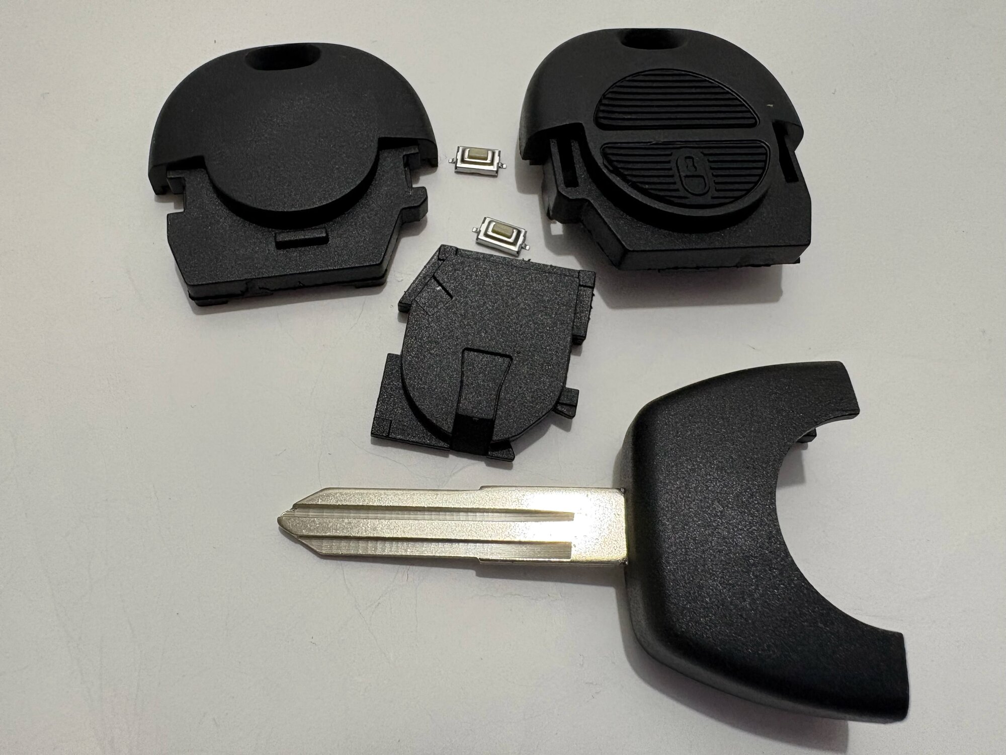 Резиновый пульт дистанционного управления с 2 кнопками для Nissan NATS, чехол для ключей Almera Micra PRIMERA X-TRAIL, без логотипа, пластиковый корпус, автомобильные аксессуары