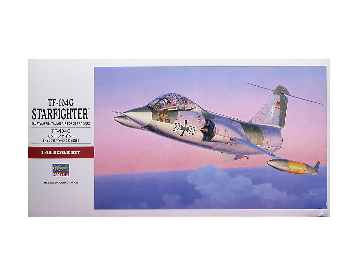 07240 Hasegawa Учебно-тренировочный самолет TF-104G Starfighter (люфтваффе/ВВС Италии) (1:48)
