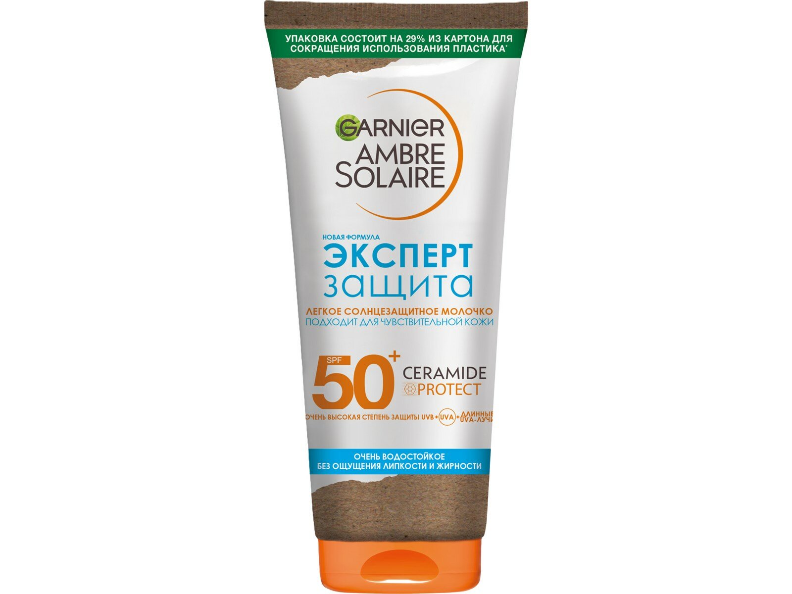 Молочко Garnier Ambre Solaire солнцезащитное легкое SPF50+, 175мл