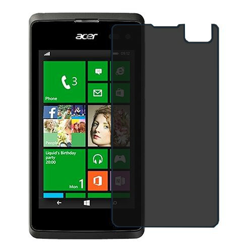 Скрин Мобайл защитный экран для Acer Liquid M220 из нано стекло 9H приватное