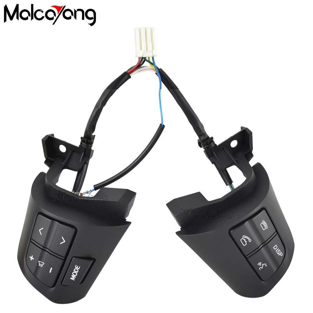 Кнопка управления звуком на руль автомобиля, переключатель круиз-контроля для Toyota Corolla / Black