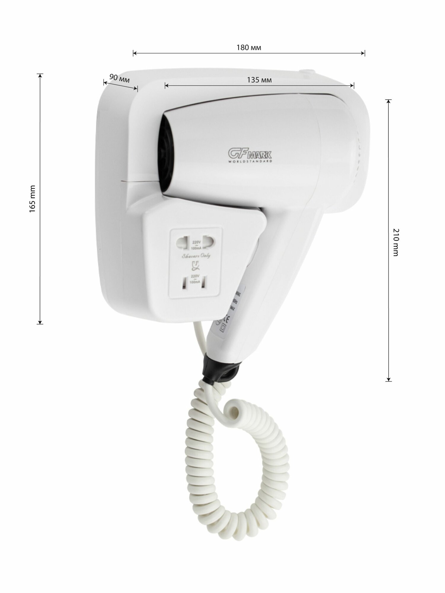 Фен для волос GFmark 6810 — фото 1