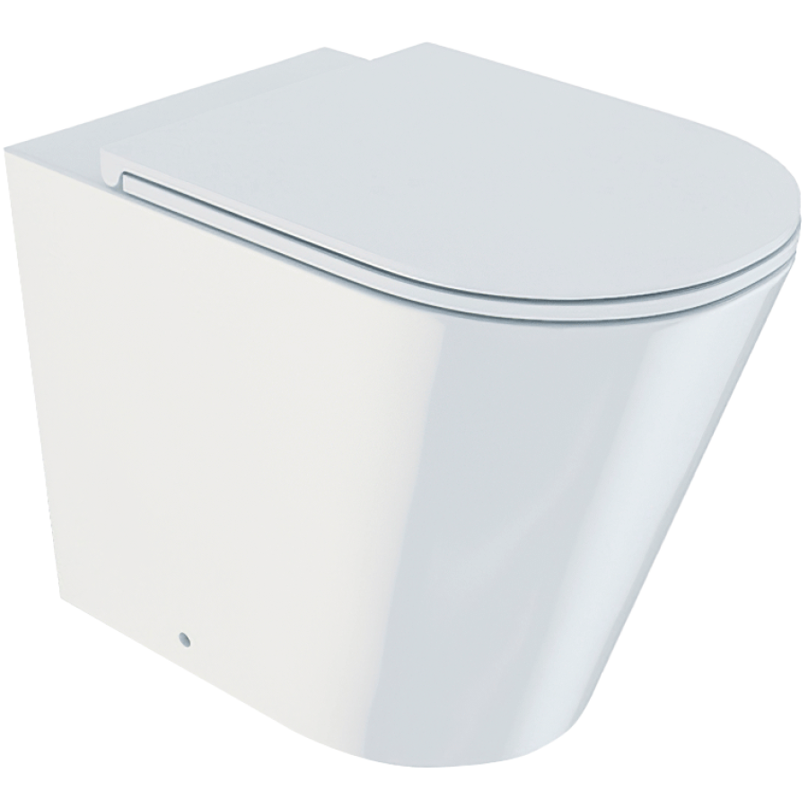 Унитаз приставной напольный IDDIS Calipso Rimless CALRDSEi26 с микролифтом, безободковый