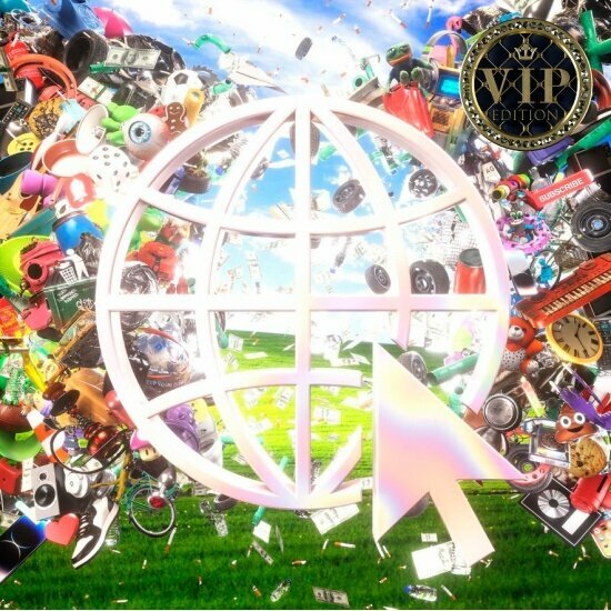 Виниловая пластинка SP Digital Сream Soda - Internet Friends (VIP Edition) (Mixed Blue+White Vinyl) (2LP)