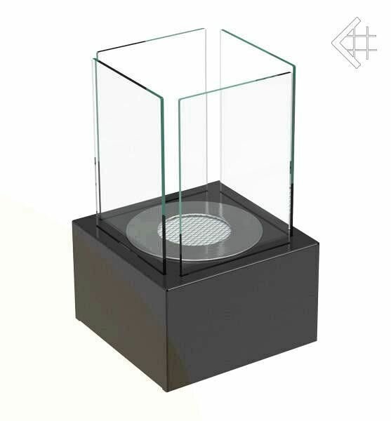 Биокамин Kratki TANGO 1, Металл, черный, 20x33x20 см