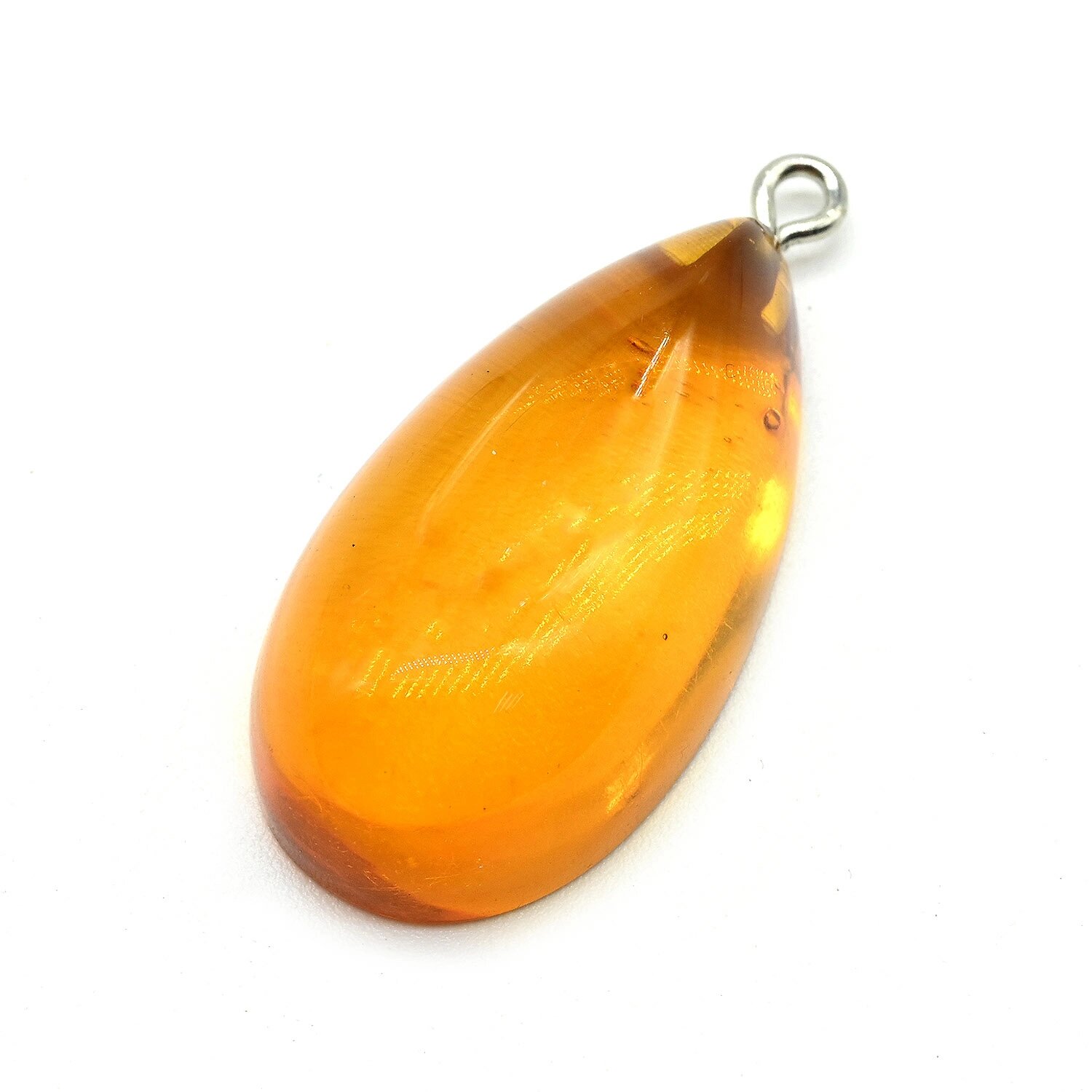 Подвеска, янтарь синтетический