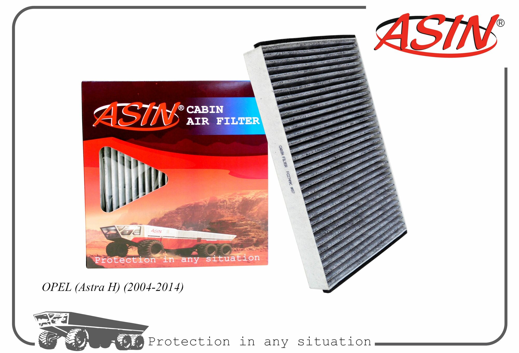 Фильтр салонный угольный для Опель Астра H ASIN. FC2749C ASIN