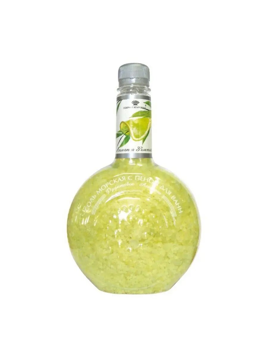 "Фруктовое ассорти" Соль для ванн лимон и зеленый чай 550 г