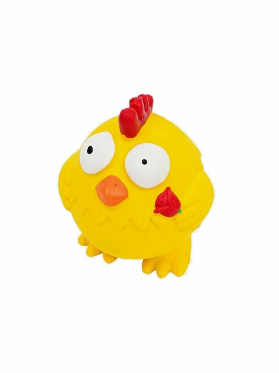 Игрушка для собак латекс "Цыплёнок" 7,5 см