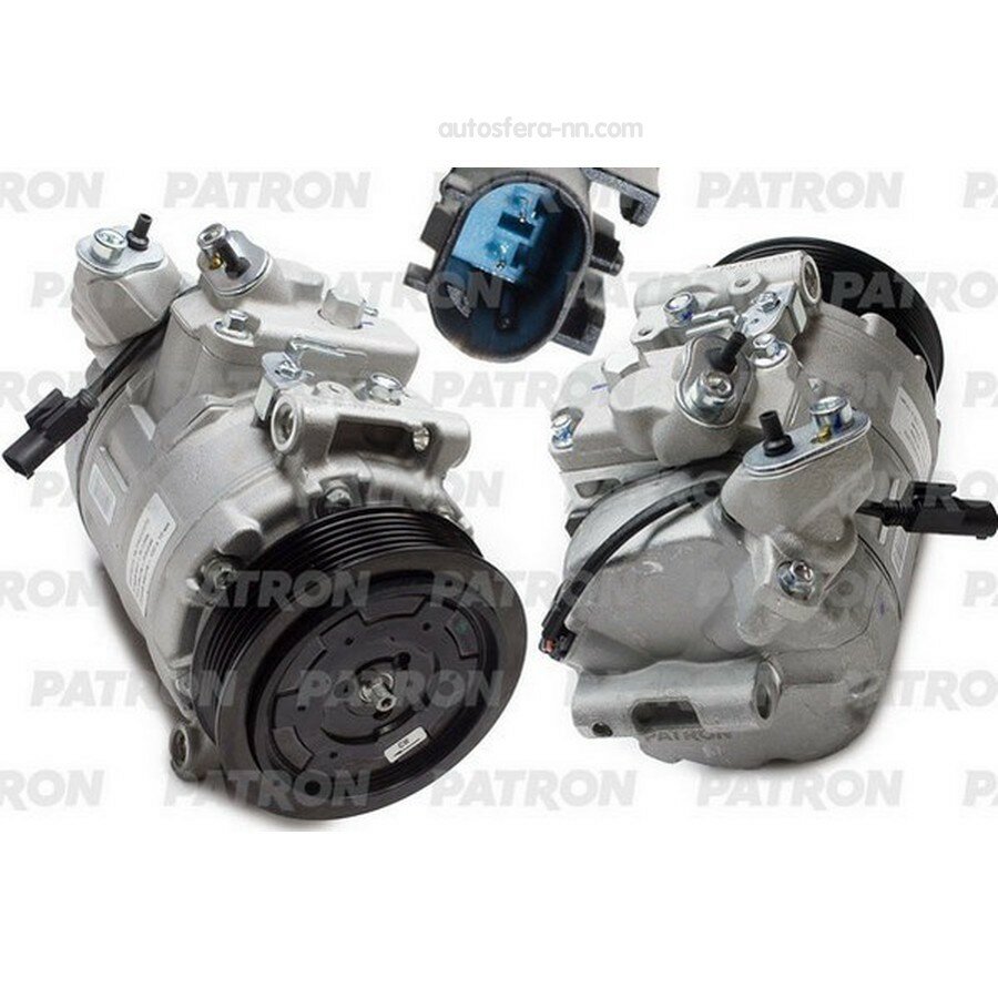 PATRON PACC070 Компрессор кондиционера BMW 5 (E60) (03-)/6 (E63/E64) (03-)/7 (E65) (01-) 2.5i/3.0i