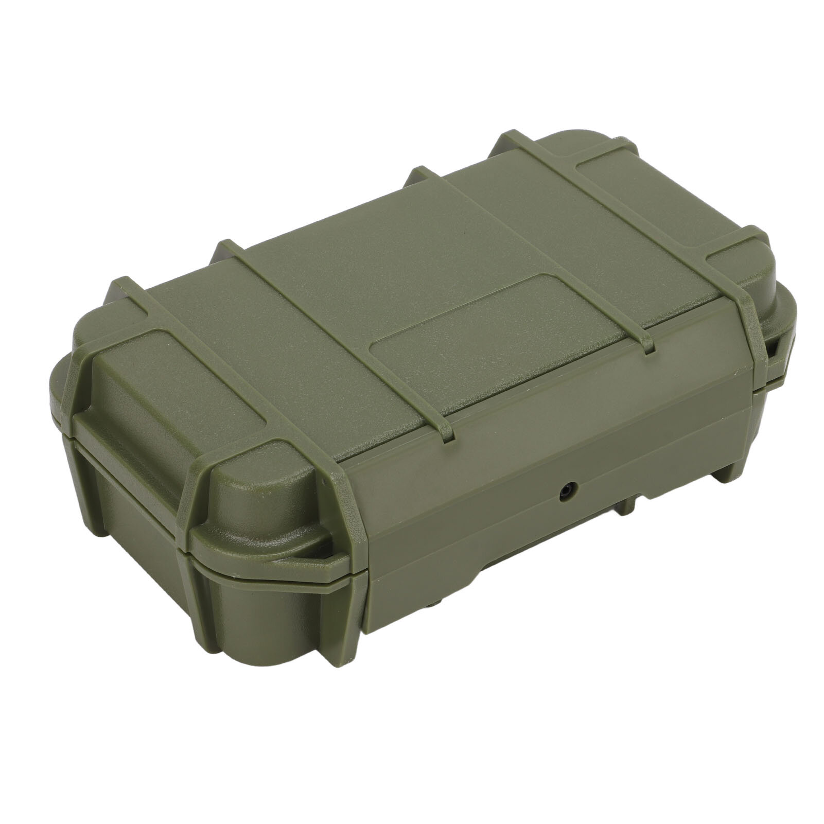 Водонепроницаемый жесткий кейс для инструментов, ящик для инструментов из АБС-пластика для хранения инструментов на открытом воздухе и в кемпинге. Двойной водонепроницаемый ящик, цвет «военный зеленый».