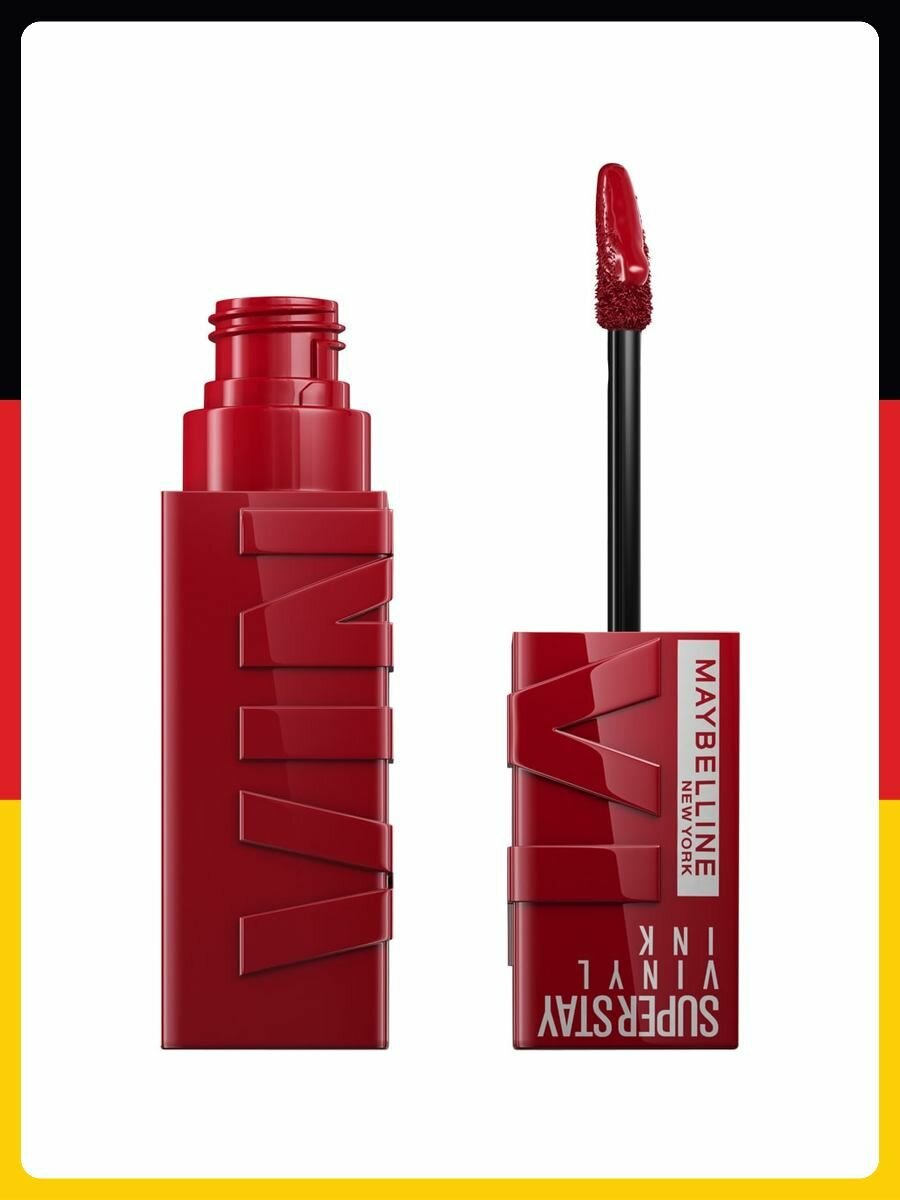 Губная помада Maybelline New York Super Stay Vinyl Ink 10 Lippy, 4.2 мл
